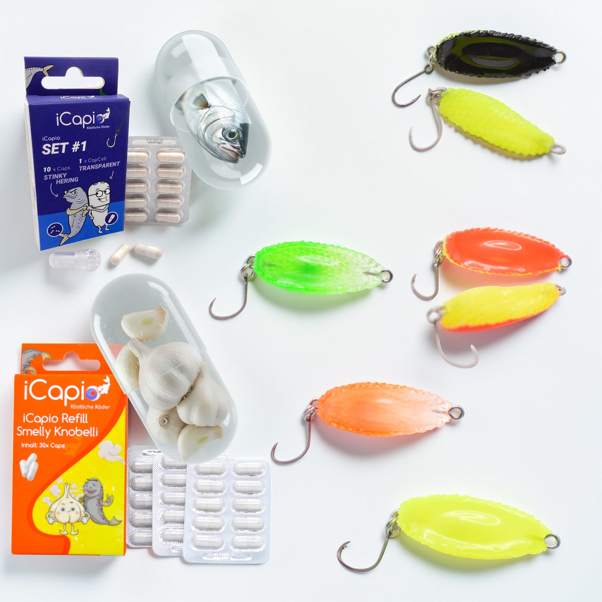 FLOON S Schocker Bundle – iCapio | Raubfisch-Aktivköder